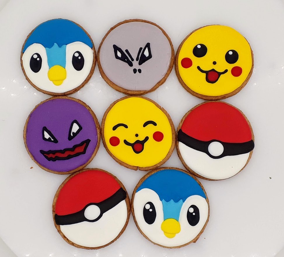 Conqualitá Cestas e Presentes - Biscoito decorado Pokémon - Conqualitá ...